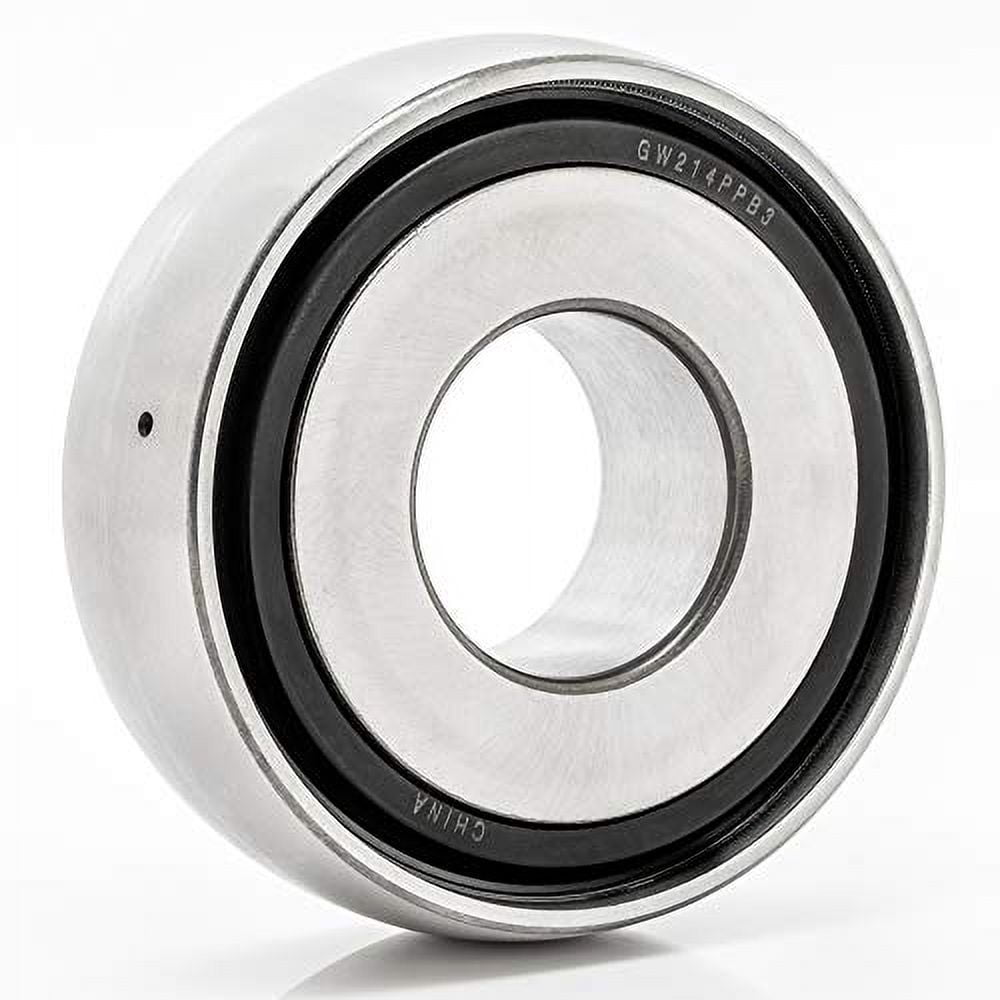 [1-Pack] GW214PPB3 Heavy Duty Disc Harrow Bearing, Round Bore 1.9380 ...