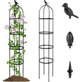 1 Pack Garden Obelisk Trellis for Climbing Plants Outdoor, 6FT ...