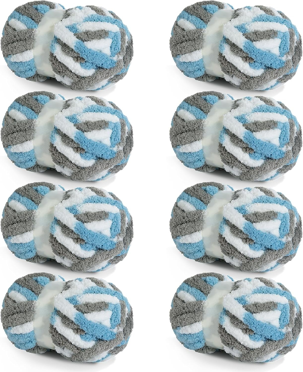 1 Pack Giant Chunky Yarn for Crocheting,Super Bulky Large Soft Fluffy ...