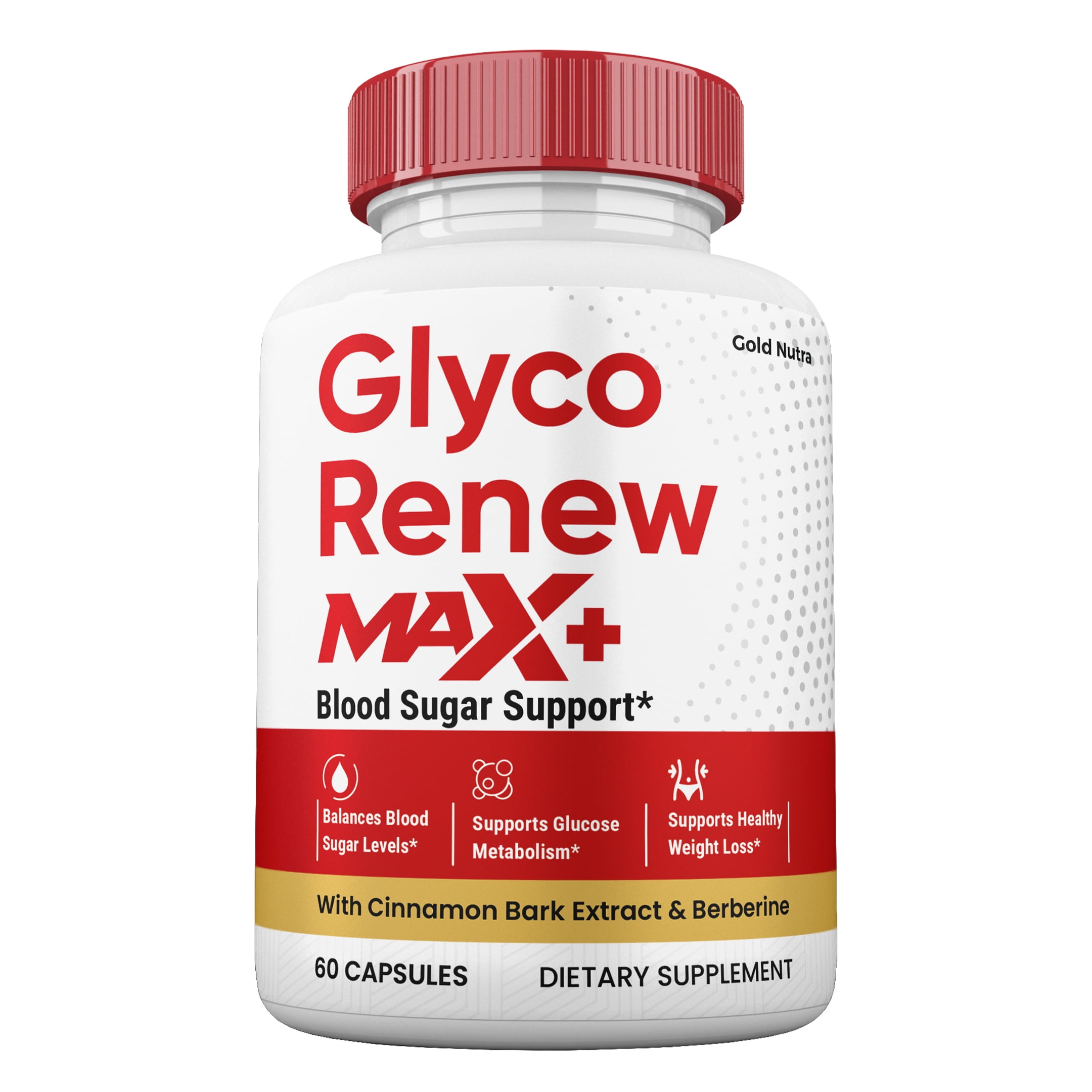 (1 Pack) Glyco Renew Max + Blood Sugar Capsules, Official Capsules, 2x ...