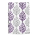 1 Pack Grey and Kitchen Towels Purple Olive Leaf Texture Watercolor ...