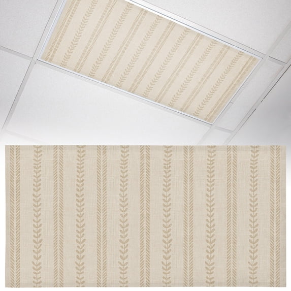 1 Pack Hand-Drawn Lines Fluorescent Light Covers for Ceiling Lights ...