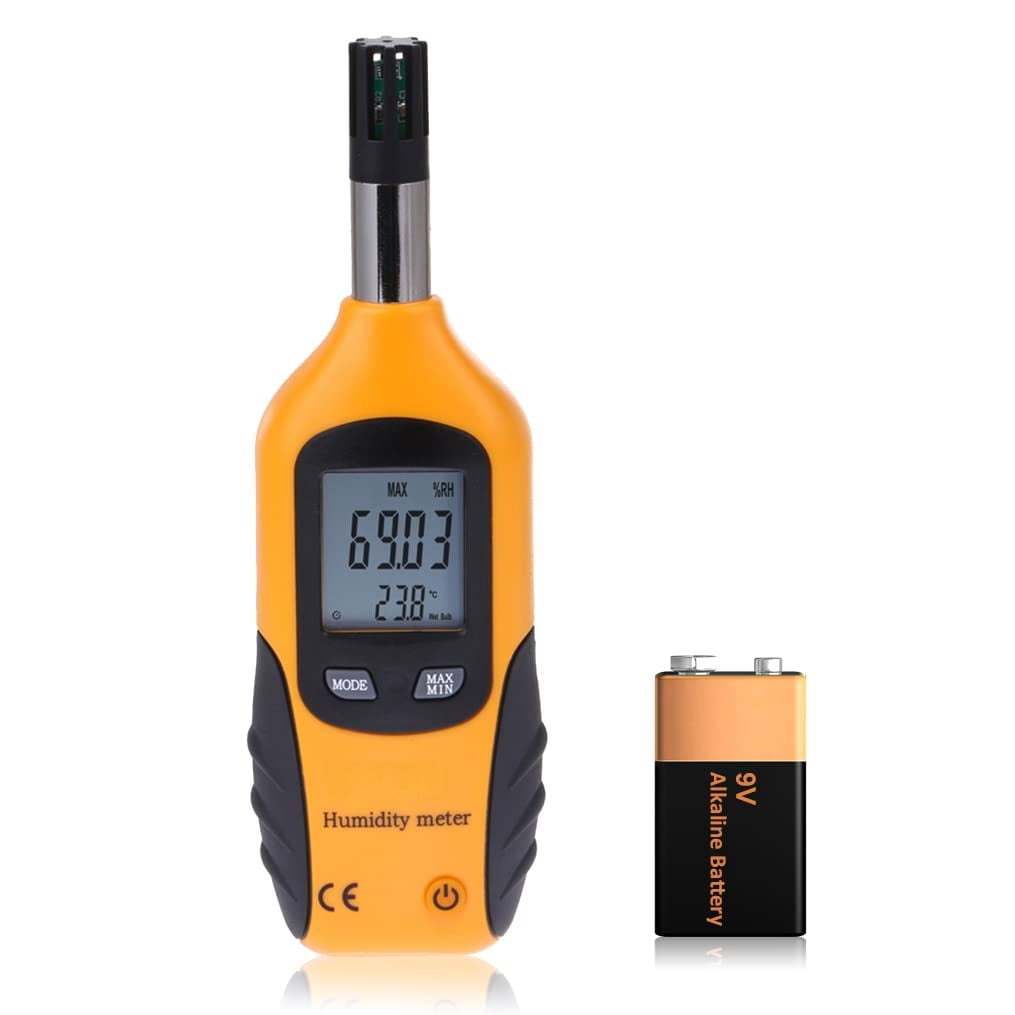 1-Pack Handheld Digital Psychrometer, Temperature and Humidity Meter ...