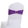 1 Pack Holiday Party Chair Sash Bow, Elastic Chair Cover Back Flower ...