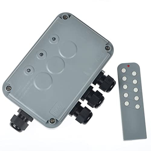 1 Pack IP66 3Gang Outdoor Remote Control Wireless Switch Wireless ...