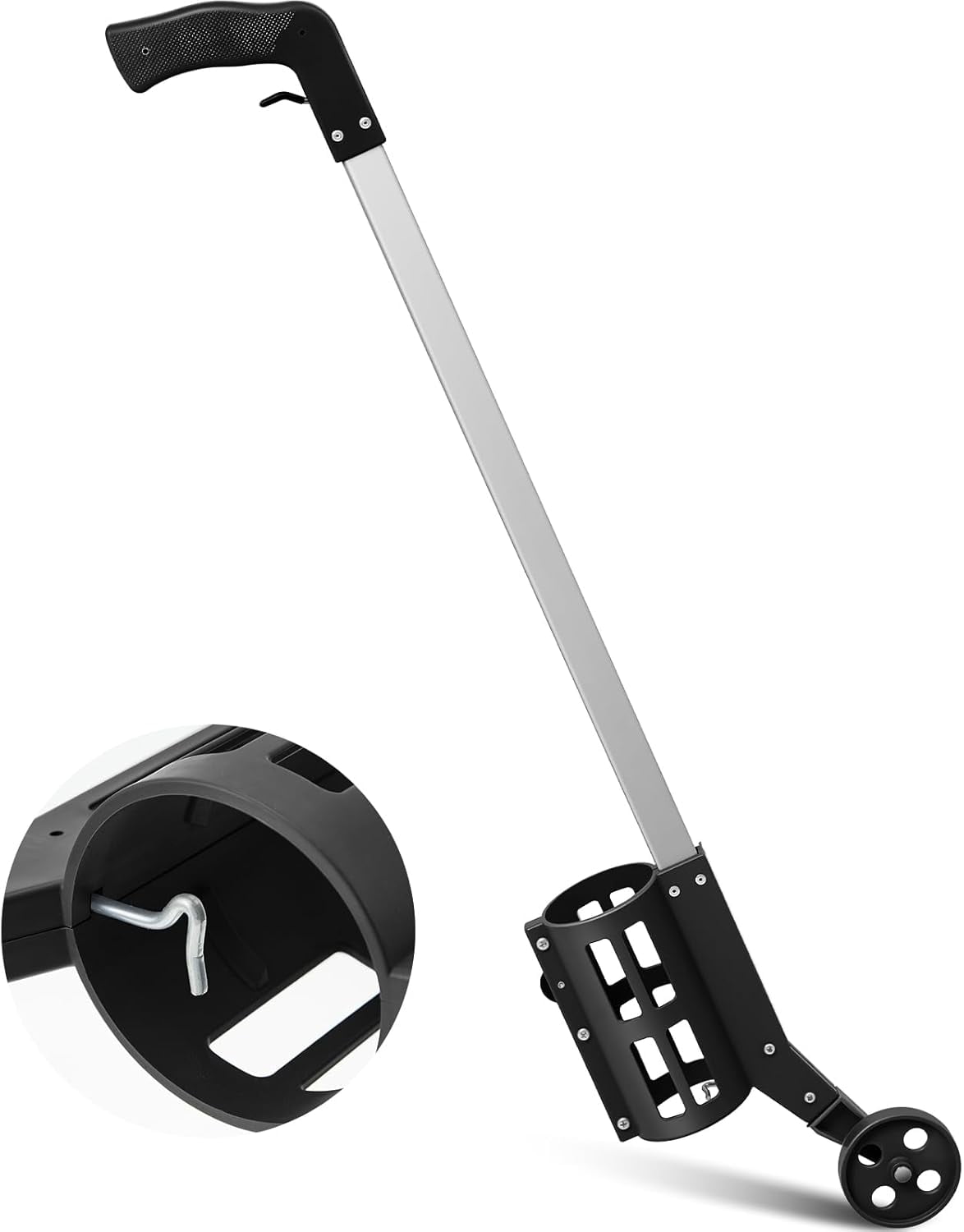 1 Pack Industrial Wheeled Marking Wand for Line Paint Stripe Ground ...