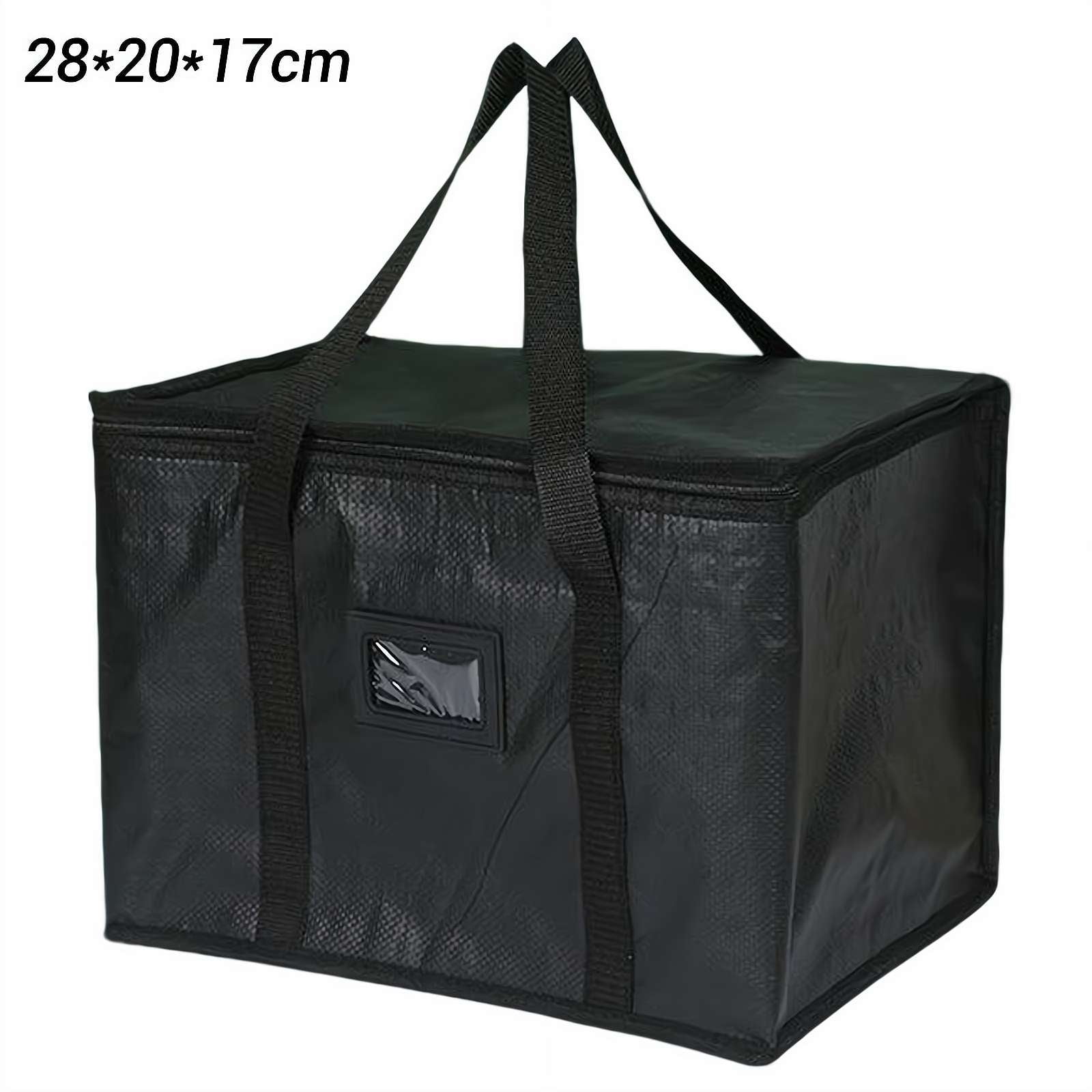 1 Pack Insulated Food Delivery Bag, Large Capacity Reusable Warming Bag ...