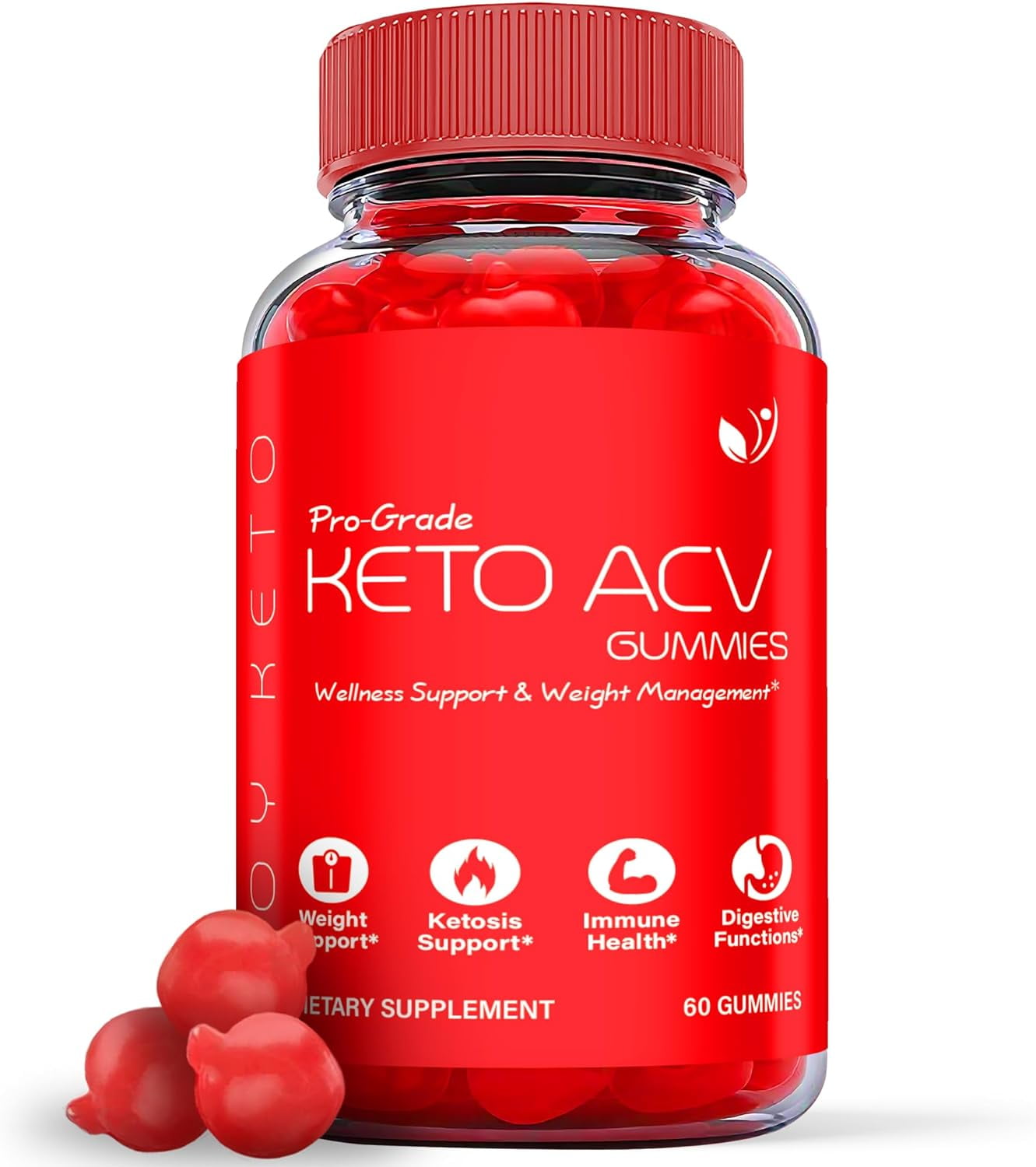 (1 Pack) Joy Keto Pro Grade Keto ACV Gummies - Apple Cider Vinegar ...