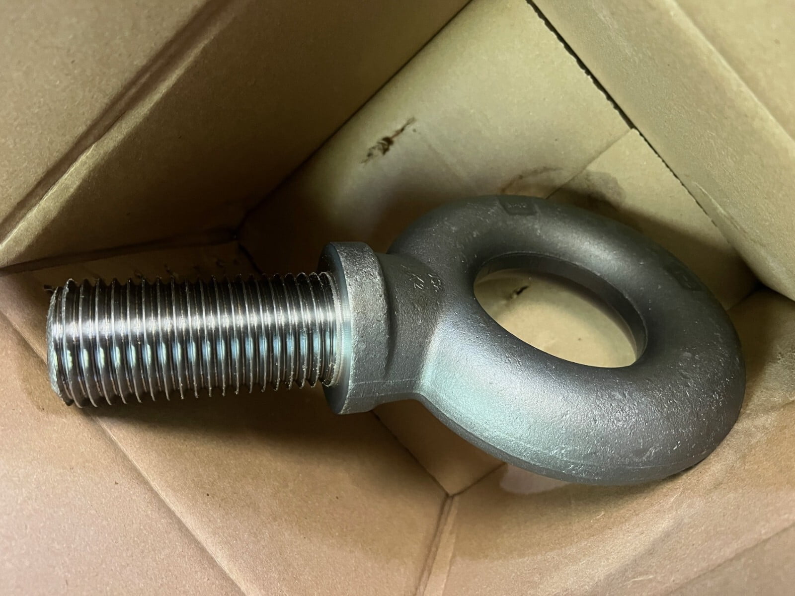 1-Pack KEN FORGING Machinery Eye Bolt Steel,M48x5 Thread 16,400 lb ...