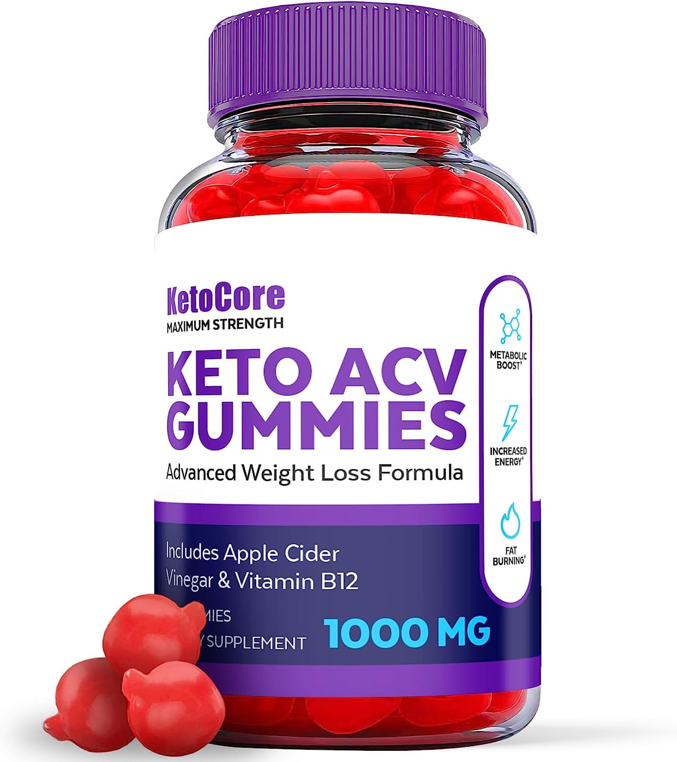 (1 Pack) Keto Core Keto ACV Gummies - Supplement for Weight Loss ...
