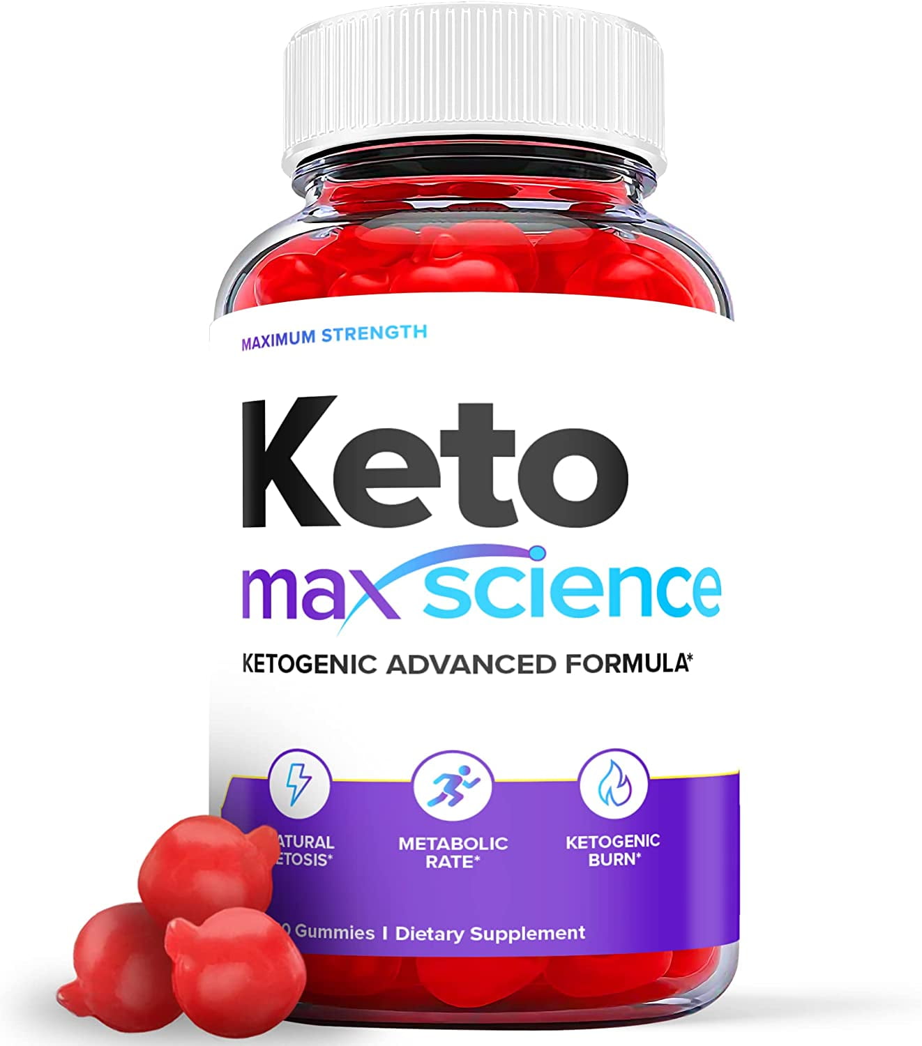 (1 Pack) Keto Max Science Keto ACV Gummies - Supplement for Weight Loss ...