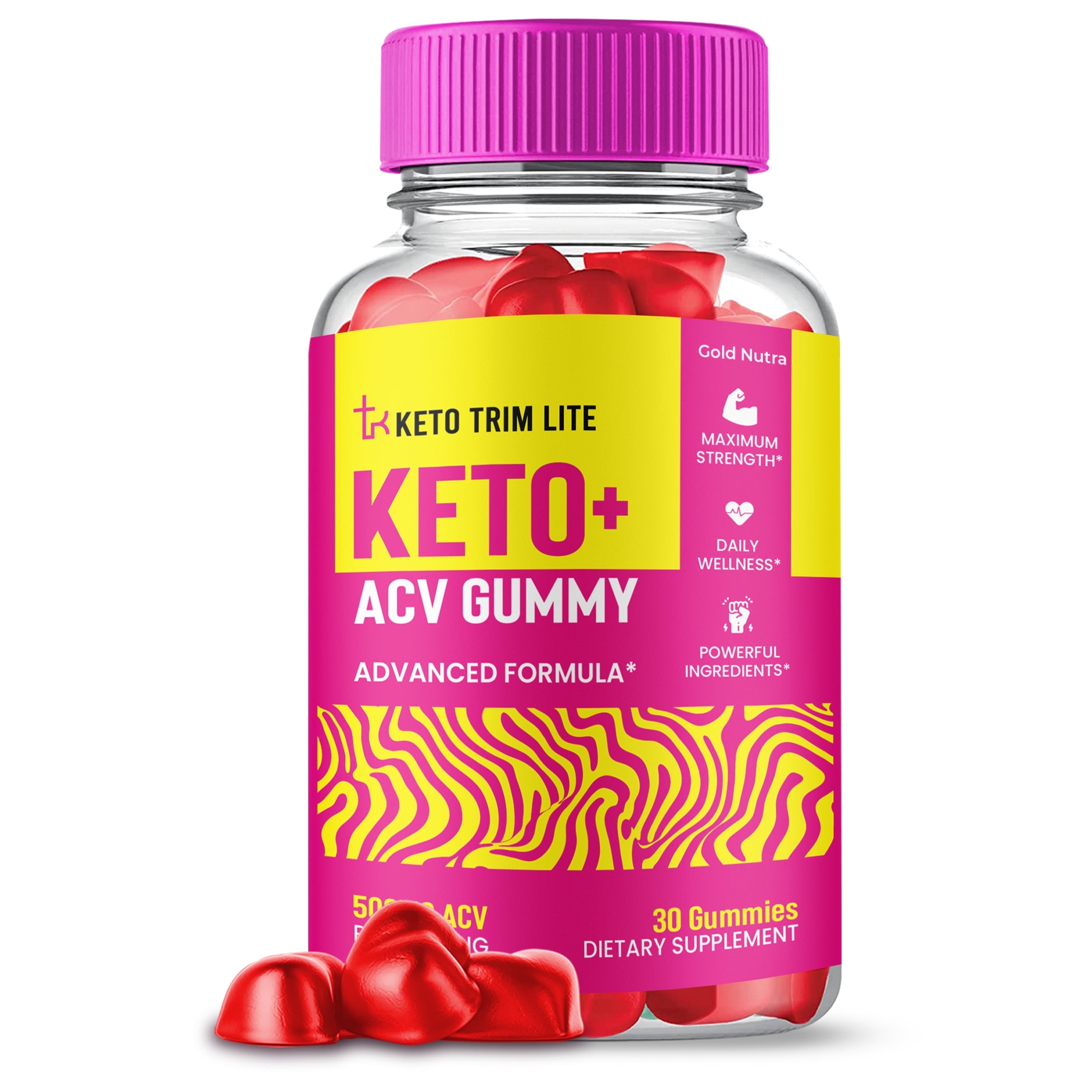 (1 Pack) Keto Trim Lite ACV Gummies, Keto Trim Lite + Apple Cider ...