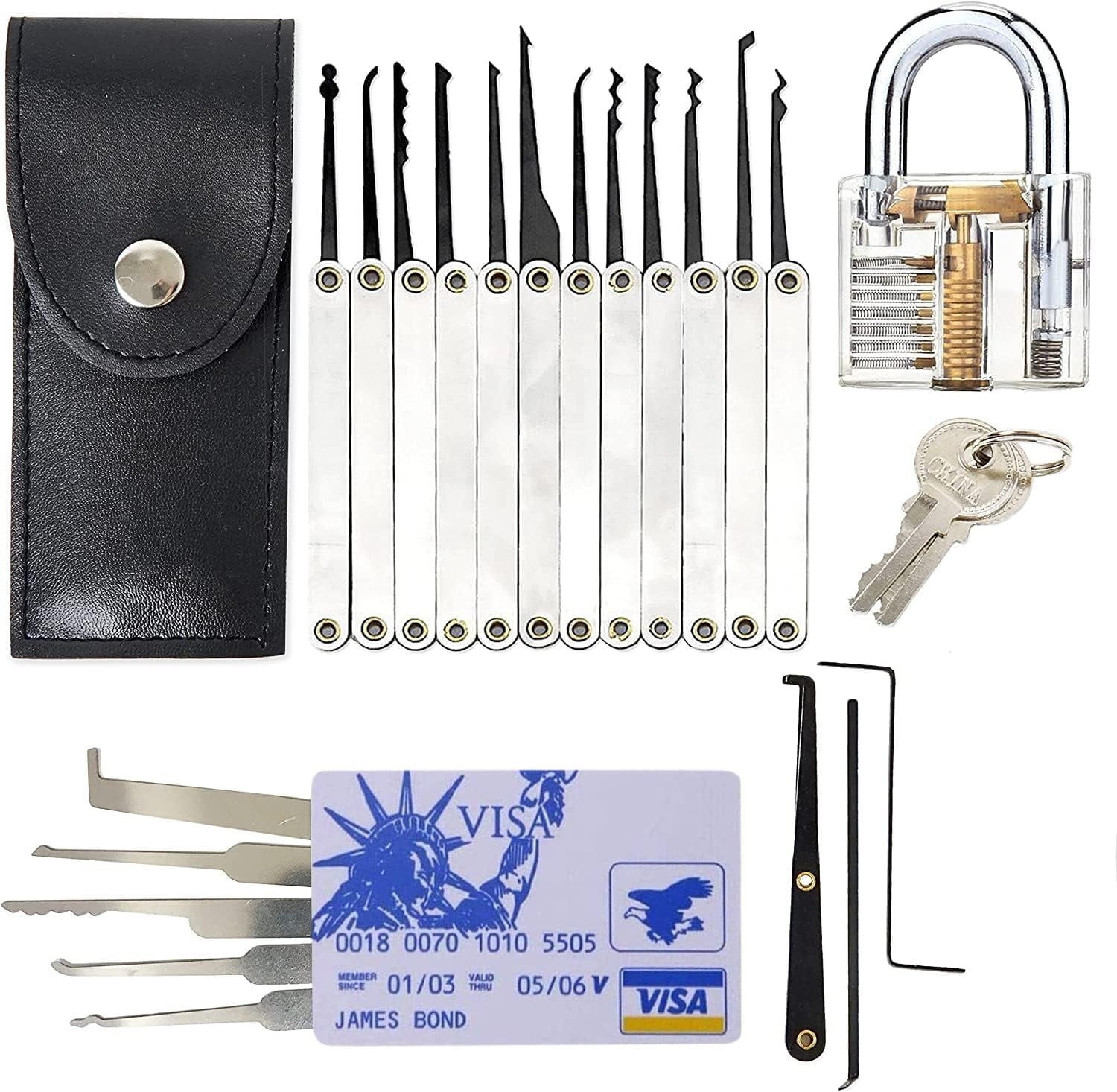 1 Pack Keyed Padlock Waterproof Solid Brass Lock Set, 2.6 Inch Padlock ...