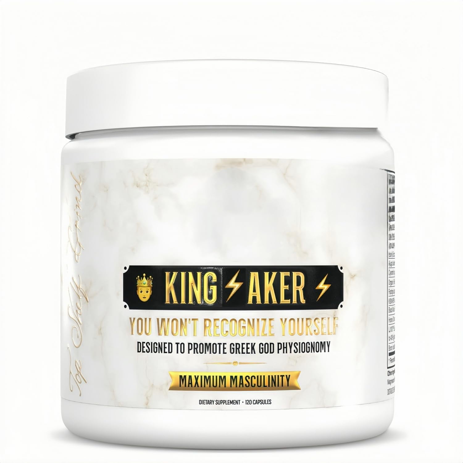 1 Pack King Maker, 13-in-1 Anabolic Supplement for Men 120 Capsules ...