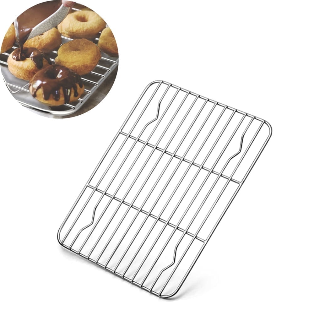 1 Pack Kitchen Baking Rack,Small Cooking Rack,Nonstick Wire Grill Net ...