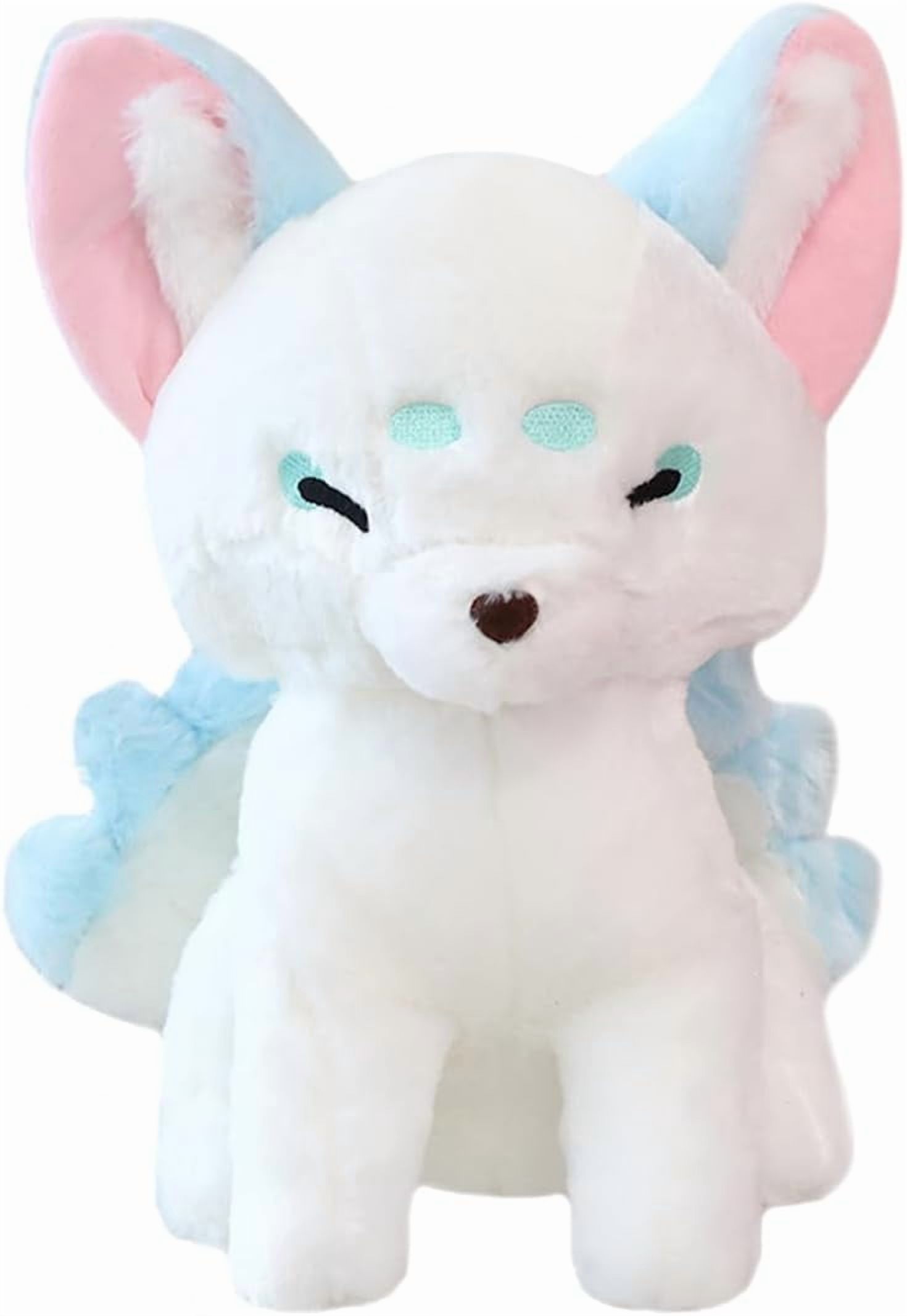 1-Pack Kitsune Plush, Furry Fox Stuffed Animals Realistic Kitsune Plush ...