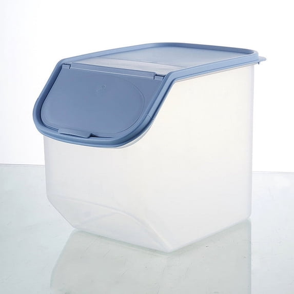 1 Pack Large Rice Storage Container, Airtight Grain Bin, Food-Grade PP ...