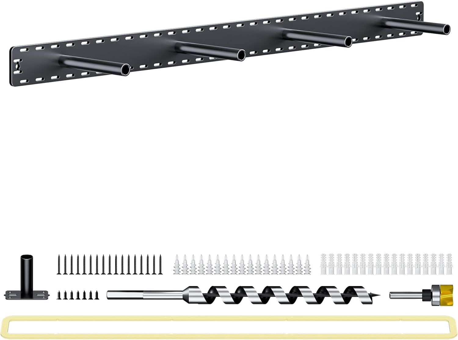 1 Pack Large Shelf Brackets Long Floating Shelf Bracket Invisible ...