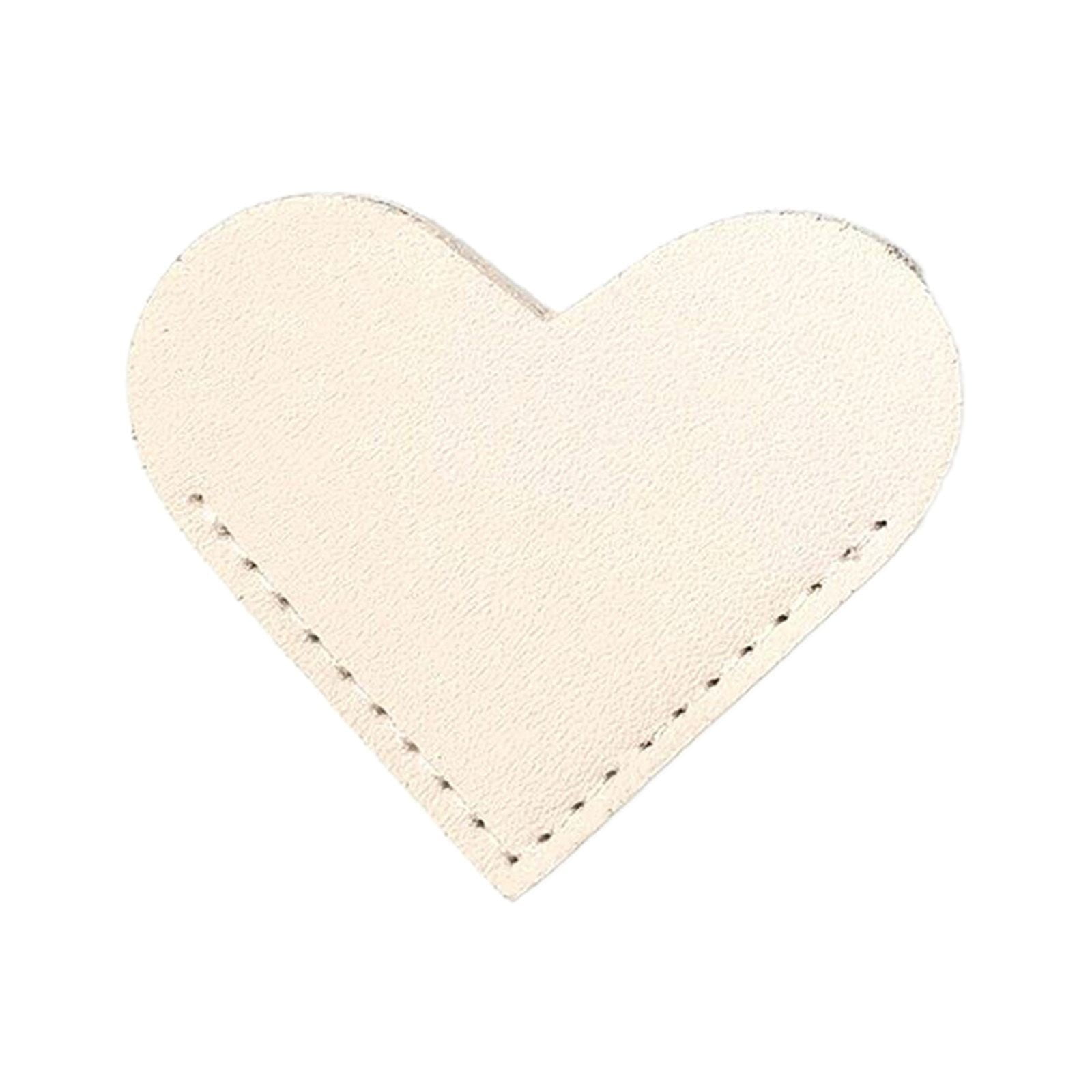 1-Pack Leather Heart Corner Bookmark, Cosmug Faux Leather Page ...
