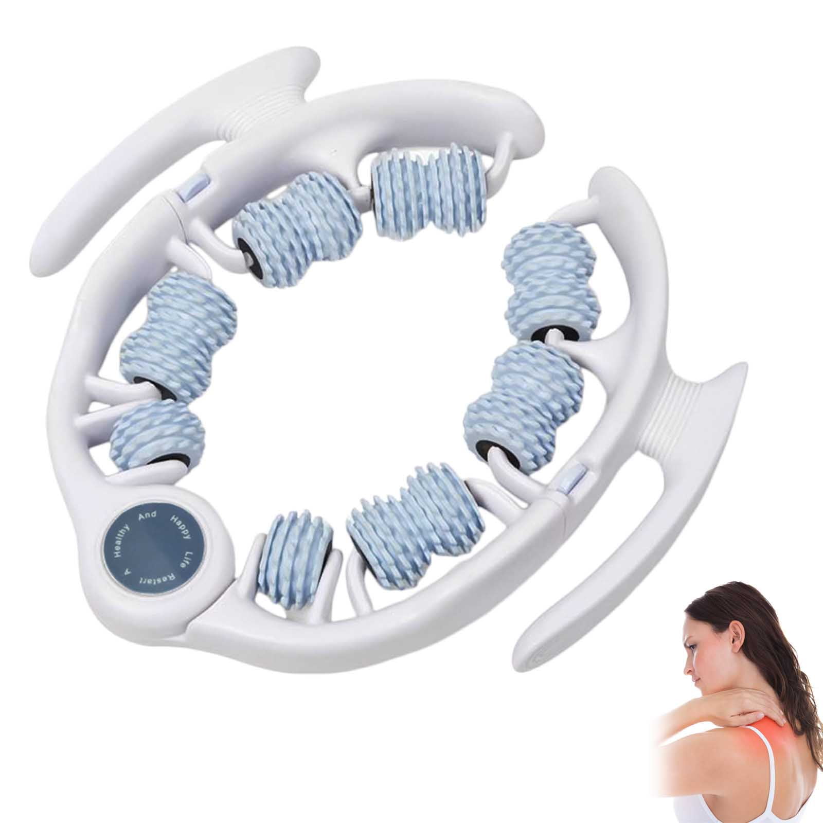 1 Pack Leg Rollers for Muscles 8 Wheels Leg Massager Roller Relaxer ...
