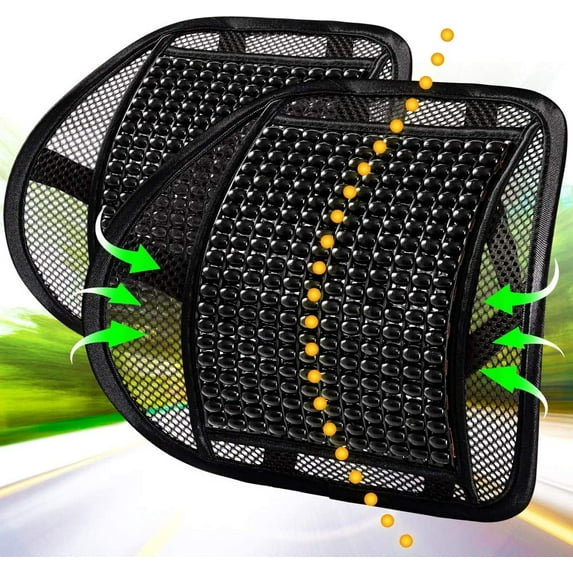 1 Pack Lumbar Support Massage Feature with Double-Layer Mesh ...