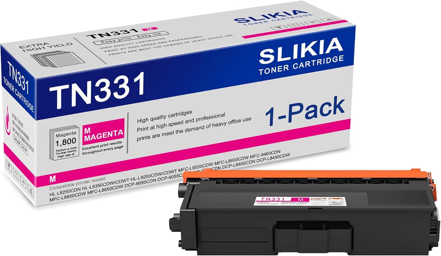 1-Pack Magenta TN331 Toner Cartridge: Compatible TN331 TN-331 ...