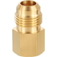 1 Pack Male to Adapters, 3/8" Flare x 1/4" MNPT Hex Nipple Pipe ...
