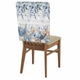 1 Pack Marine Life Chair Back Covers Watercolor Blue Beige Starfish ...