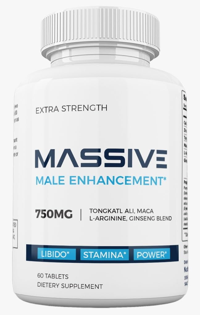 (1 Pack) Massive Male Pills For Men, Massive Male Supplement Maximum ...