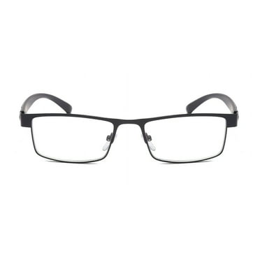Ironman Rectangle Black Reader Eyeglass 2.00 - Walmart.com