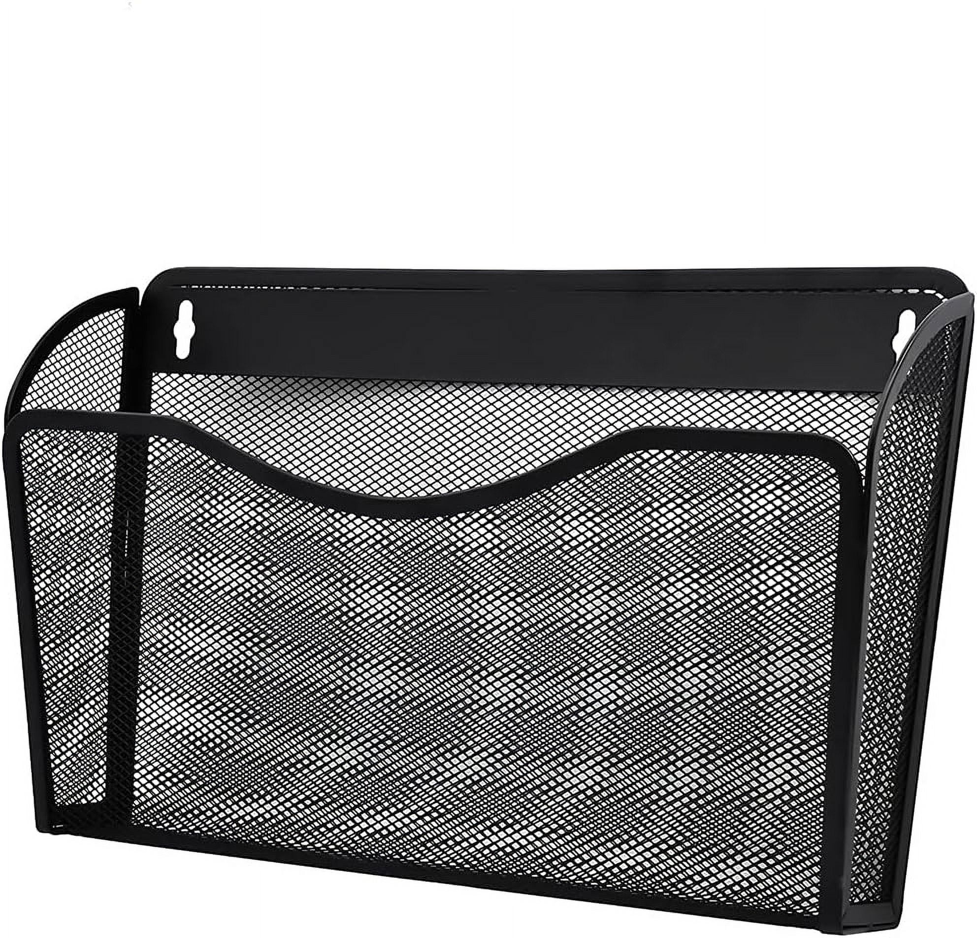 1 Pack Mesh File Holder Wall Organizer, Hanging File Organizers, Wall ...