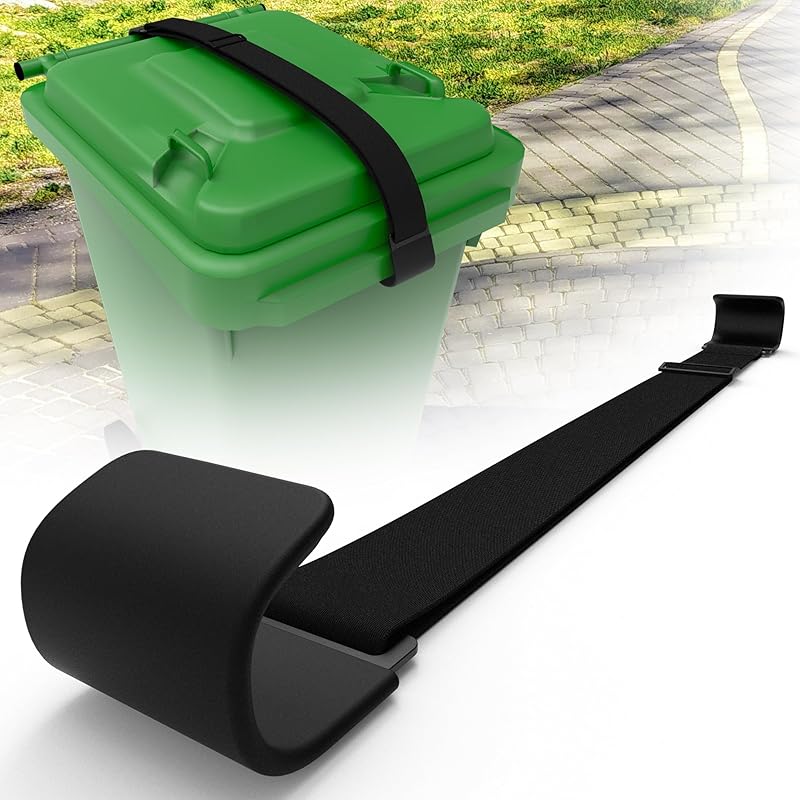 1 Pack Metal Double Claw Trash Can Lid Lock for Animals,Outdoor Trash ...