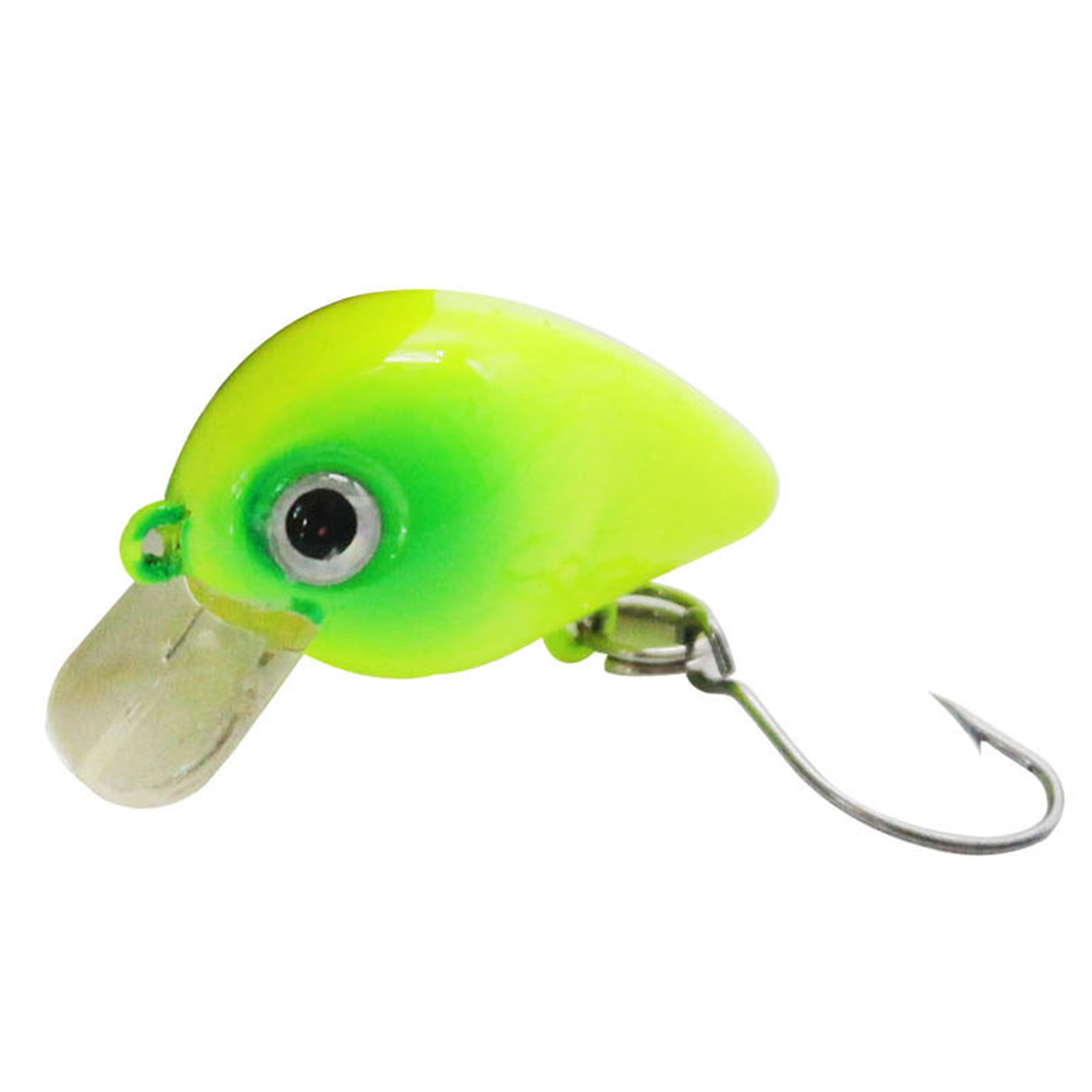 1 Pack Mini Crankbaits Fishing Lure with 3D Eyes - Minnow Wobbler Bait ...