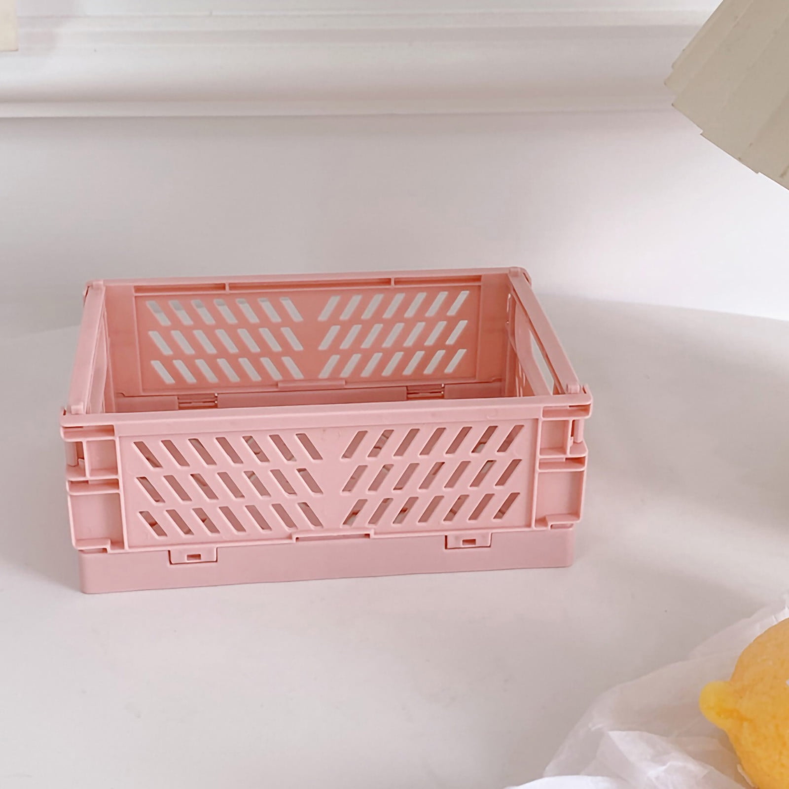 1 Pack Mini Foldable Plastic Small Baskets for Organizing and Storage ...