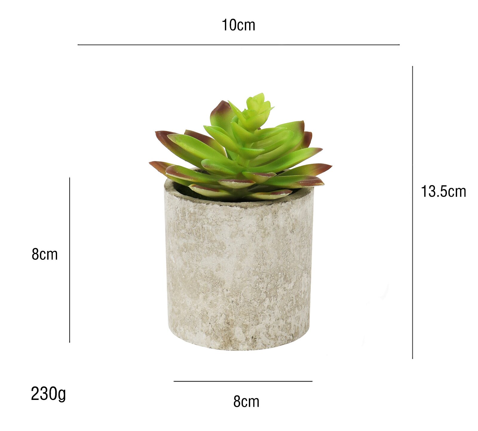 1 Pack Mini Potted Fake Plants, Artificial Greenery Potted Plants with ...