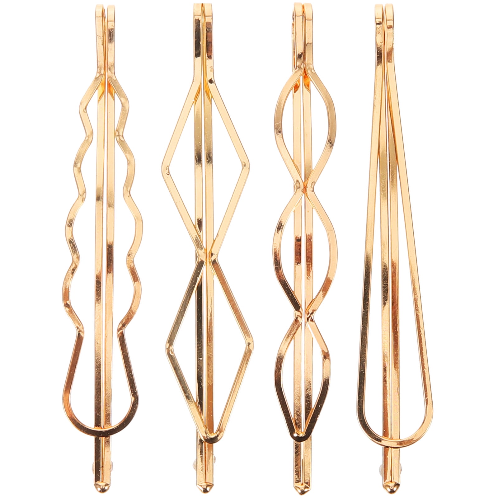 1 Pack Minimalist Dainty Hair Clips Hollow Geometric Alloy Hairpins ...