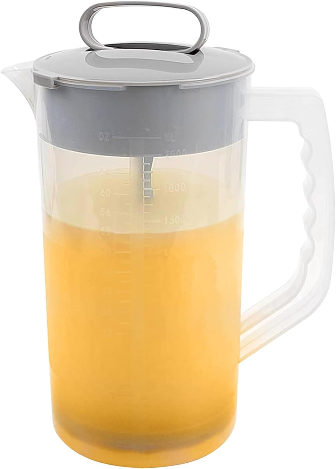 1 Pack Mixing Pitcher for Drinks 2 Quart/ 64oz Plastic Water Pitcher ...
