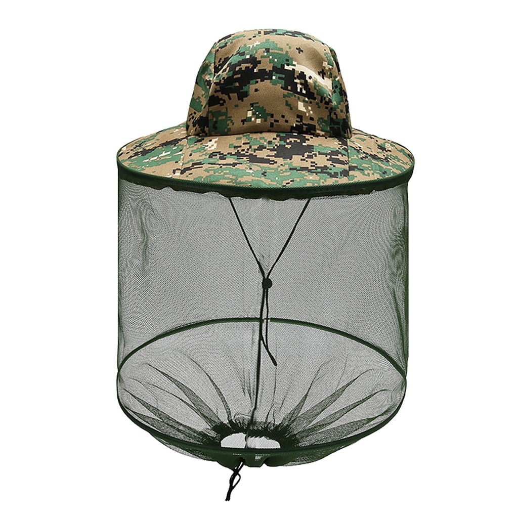1 Pack Mosquito Head Net Hat Sun Hat Garden Bug Hat with Hidden Net ...
