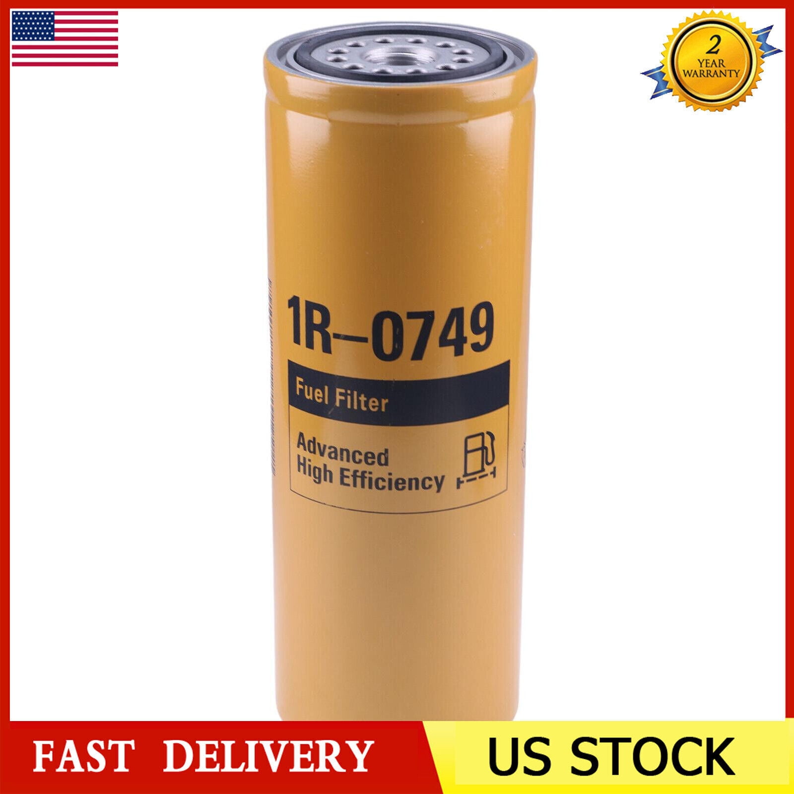 1 Pack NEW CAT 1R-0749 FUEL FILTER FIT FOR CATERPILLAR 1R0749 BF7587 ...