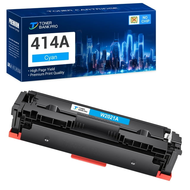 1-Pack NO CHIP Compatible Toner Cartridge for HP W2021A Color LaserJet ...