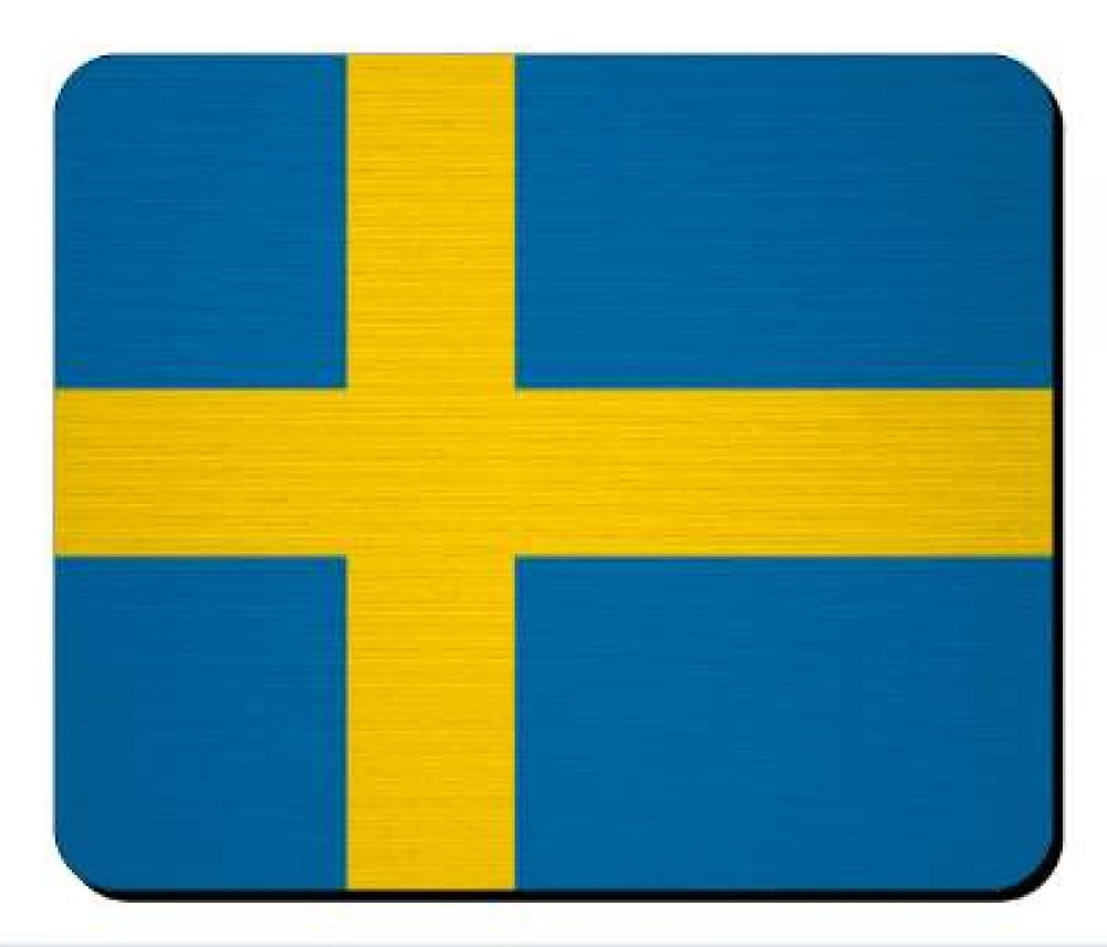 1 Pack - National Flag Of Sweden - Mousepad - Walmart.com