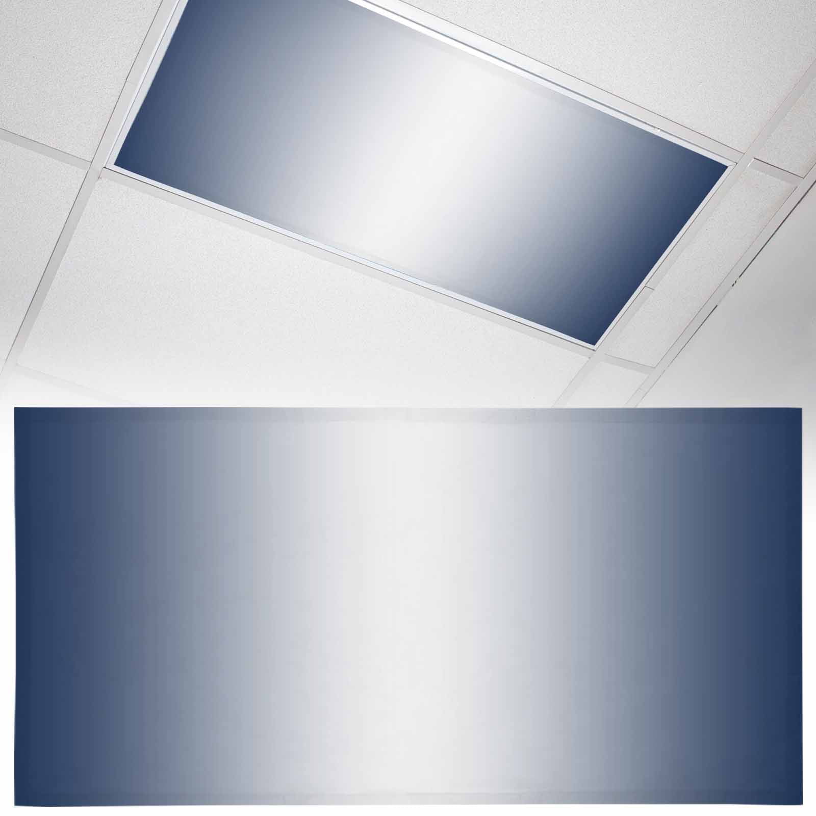 1 Pack Navy Blue Fluorescent Light Covers for Ceiling Lights and White ...