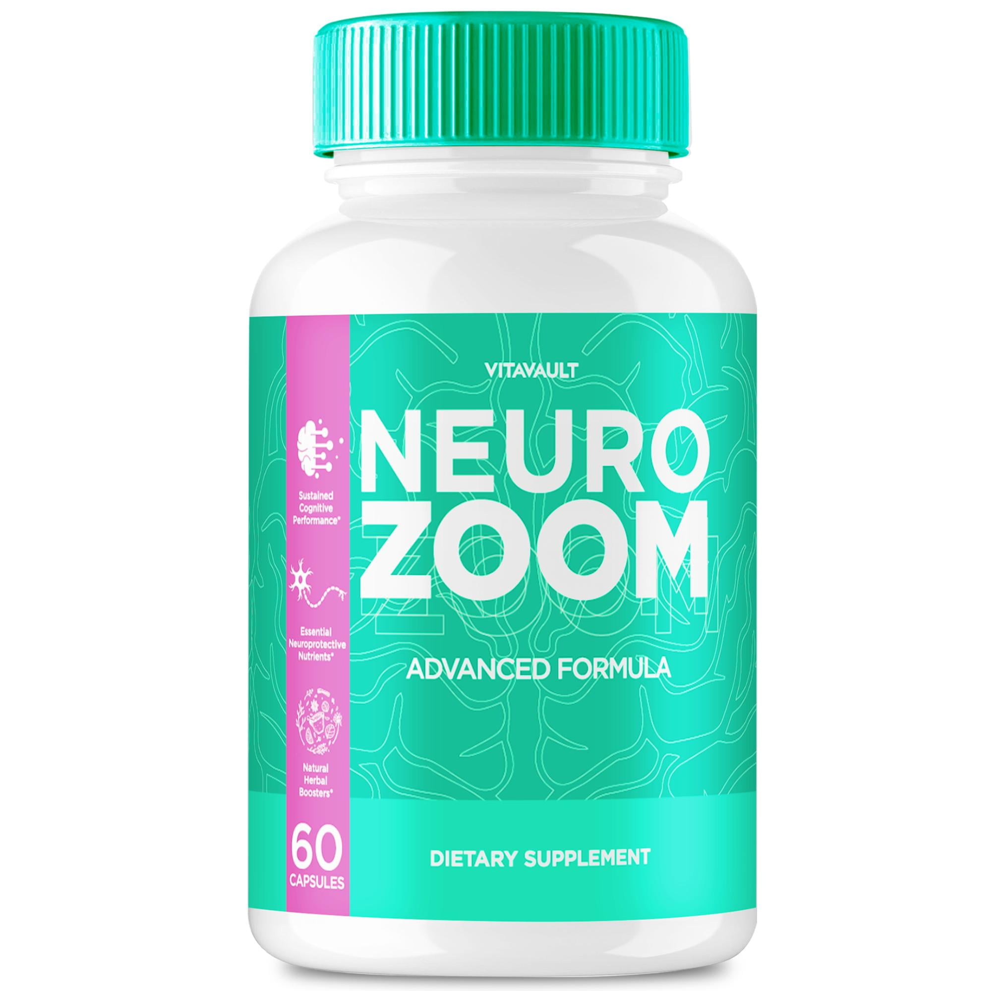 (1 Pack) Neuro Zoom Capsules, Supplement for Enhanced Memory and Brain ...