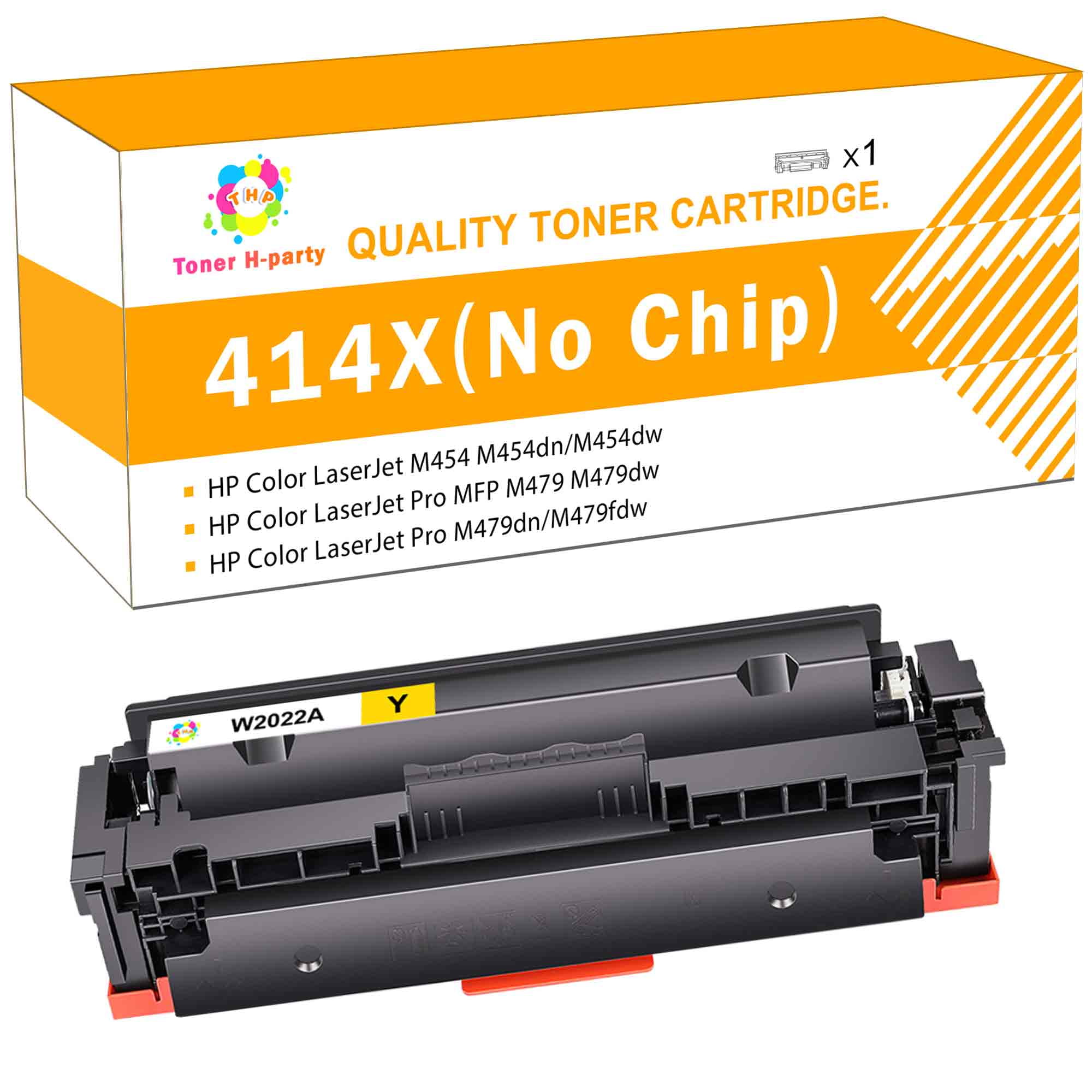1 Pack (No Chip) 414X Toner Cartridge Replacement Compatible for HP ...