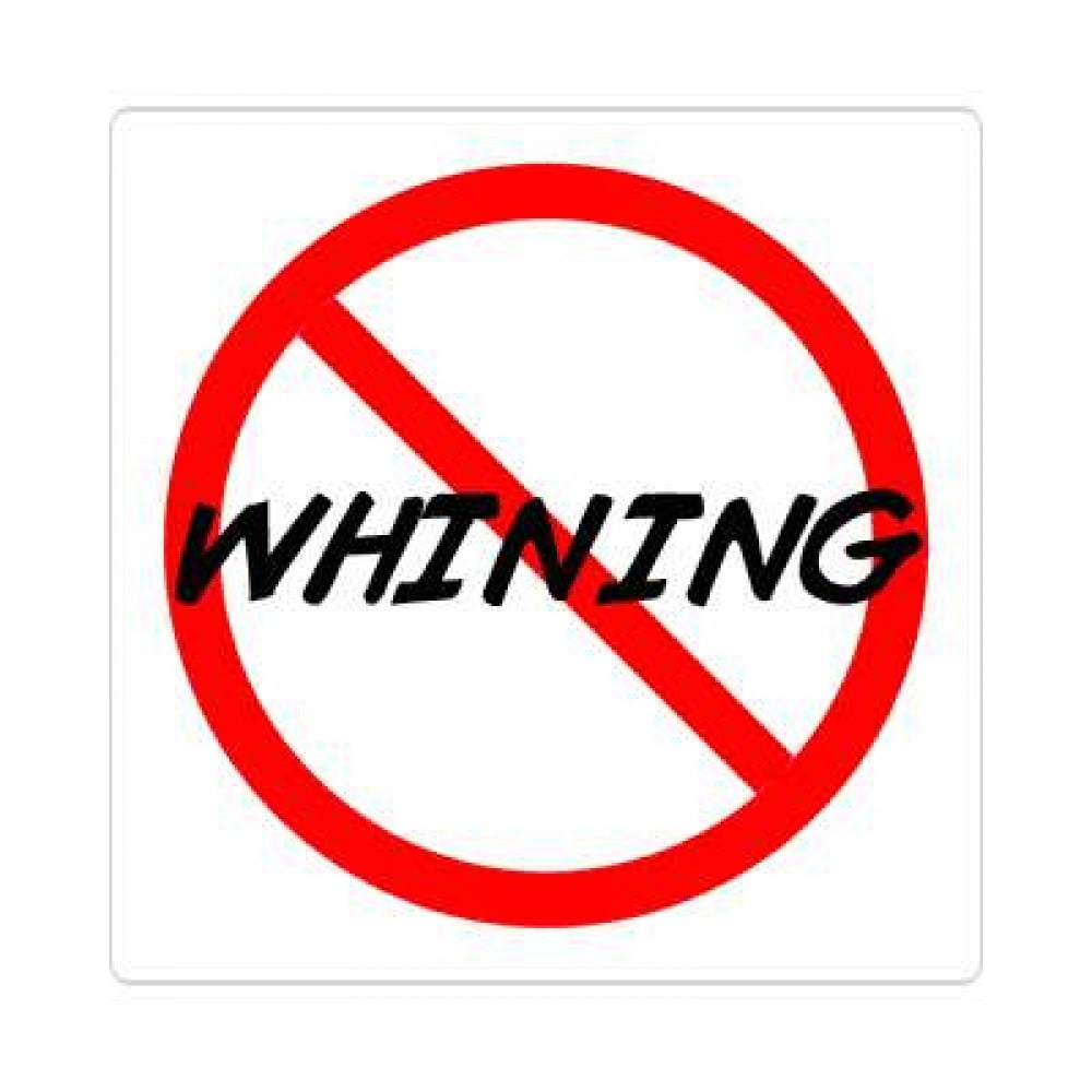 1 Pack - No Whining Red Slash Flexible Magnet - 3 Inch Round - Walmart.com