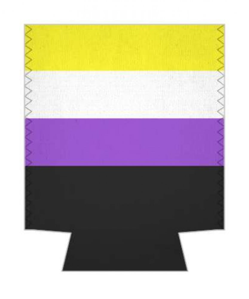 1 Pack - Non-Binary Pride LGBTQ+ Flag Drink Cooler Sleeve - Walmart.com