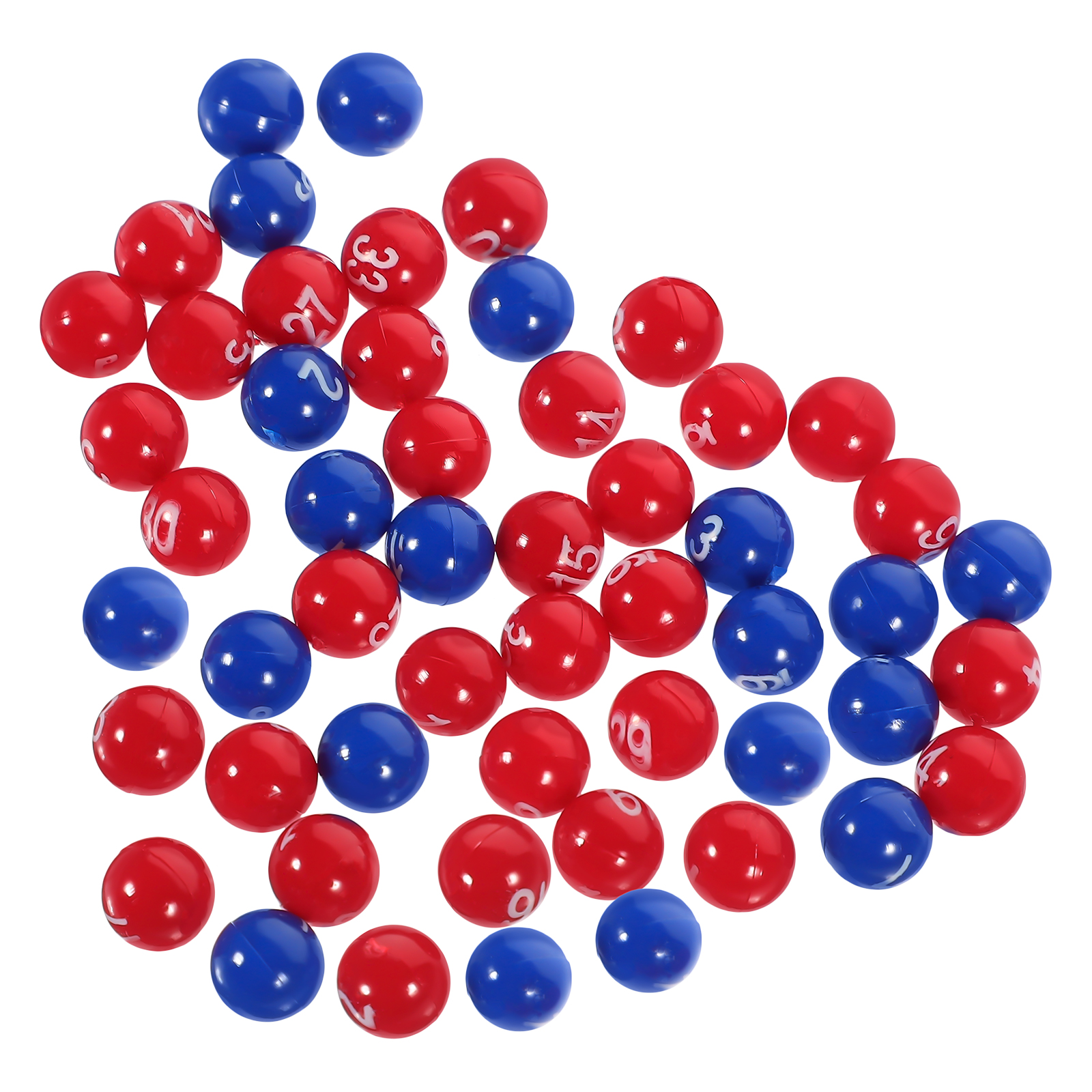 1 Pack Number Lottery Balls Activity Lottery Balls Entertainment Raffle ...