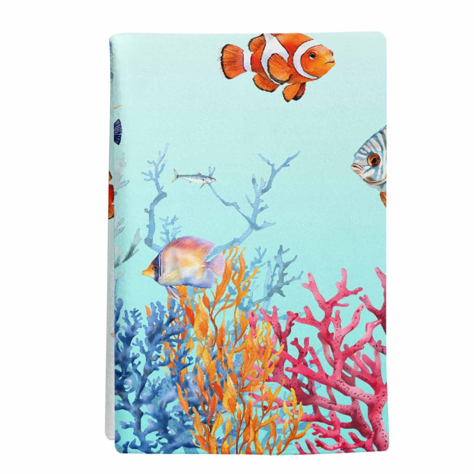 1 Pack Ocean Fish Kitchen Towels Colorful Coral Seaweed Summer Coastal ...