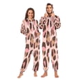 1-Pack Onesie Adult Hooded Pajamas, Soft Fleece Full Zip One Piece ...