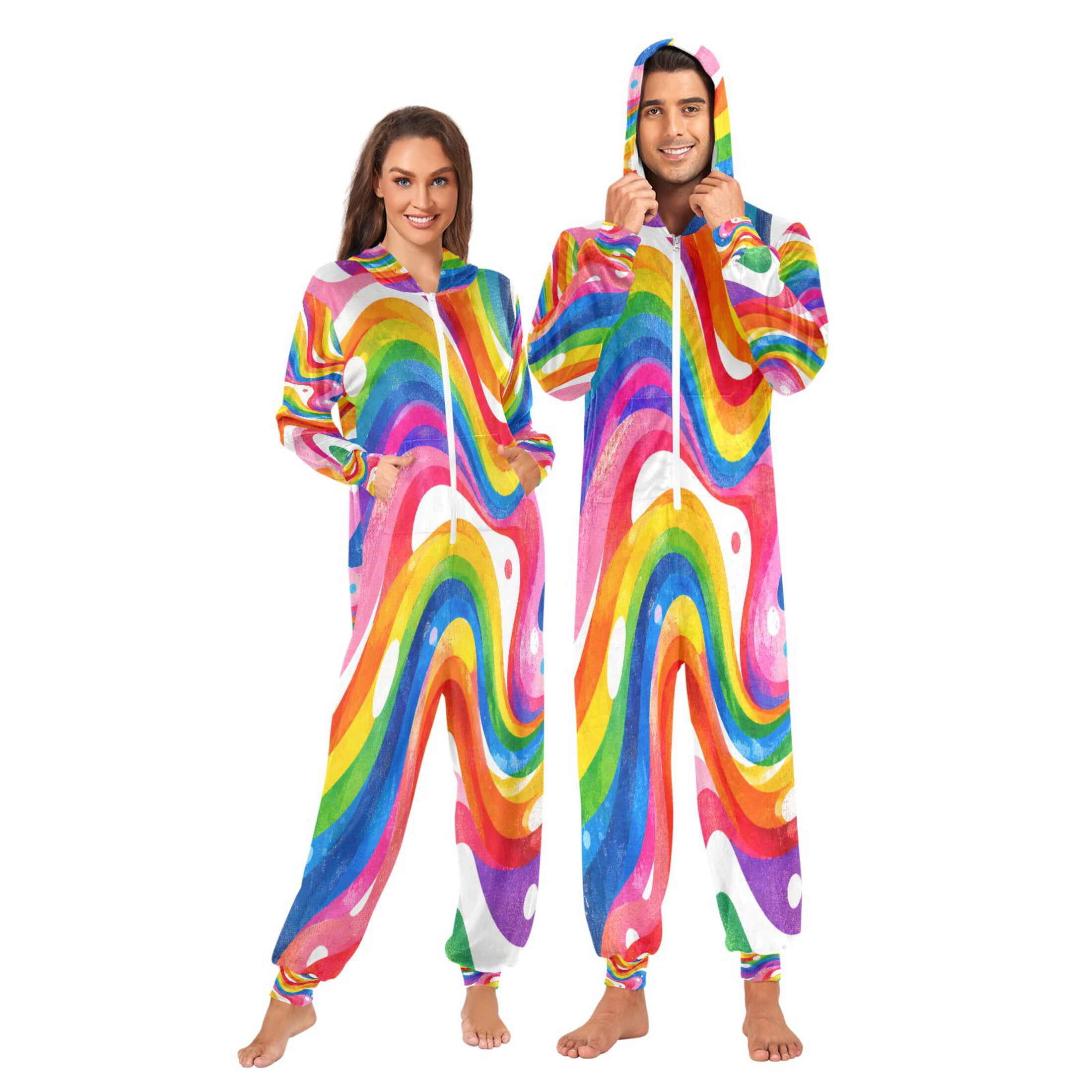1-Pack Onesie Adult Hooded Pajamas, Soft Fleece Full Zip One Piece ...